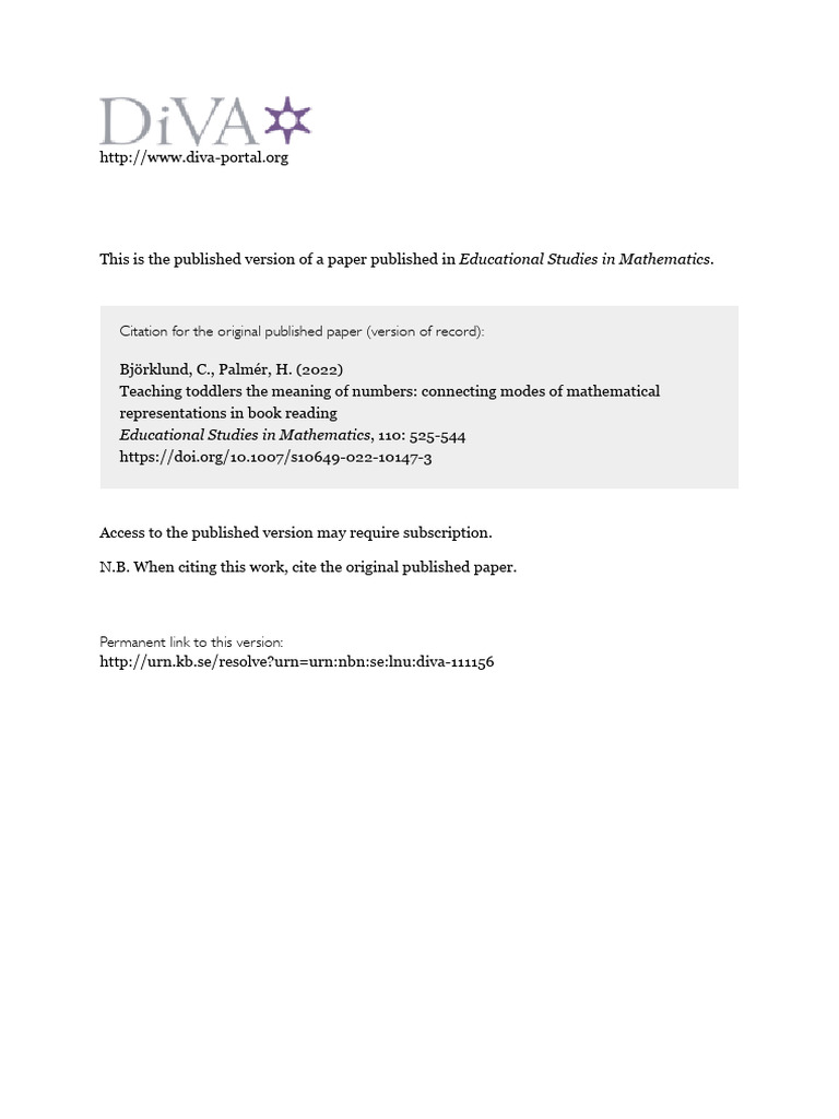 FULLTEXT01 | PDF | Learning | Theory