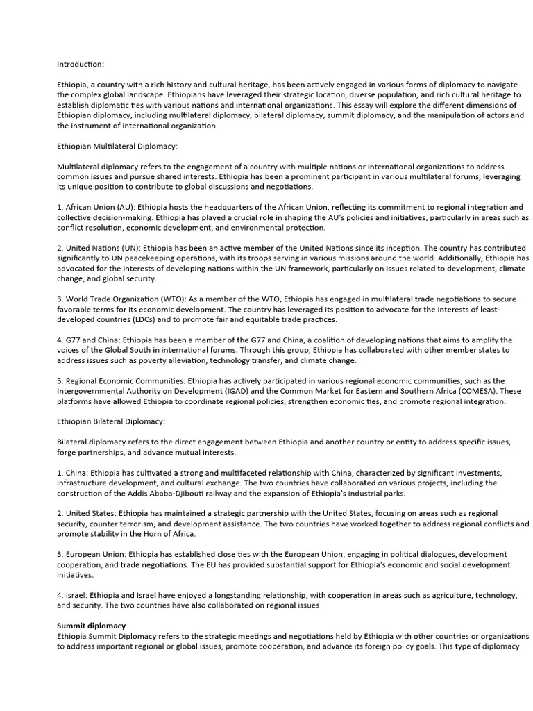 Summit Diplomacy | Download Free PDF | Diplomacy | United Nations