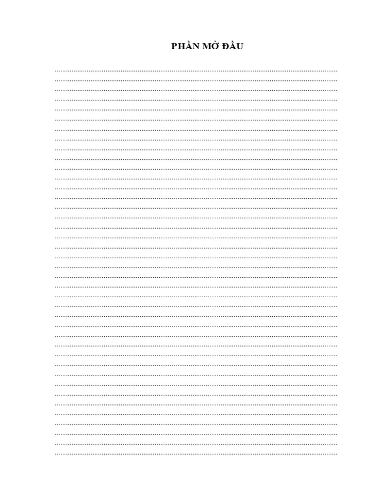 Mẫu Giấy A4 Kẻ Ngang | PDF