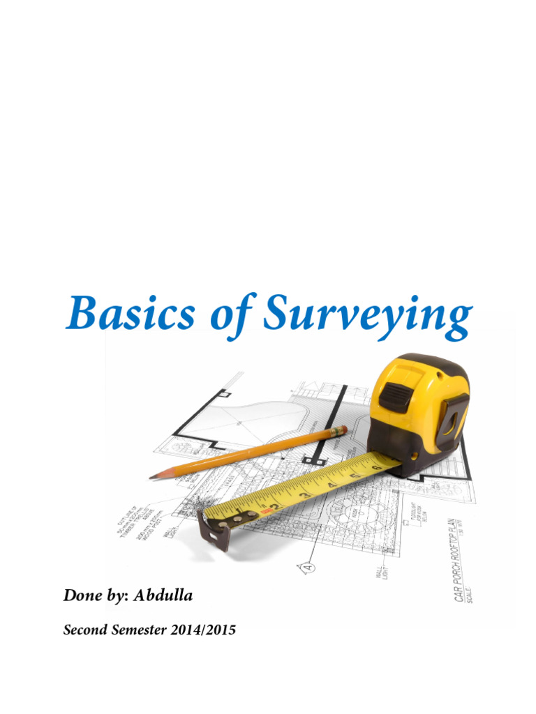 0 Surveying (Abdulla) | PDF | Surveying | Observational Error
