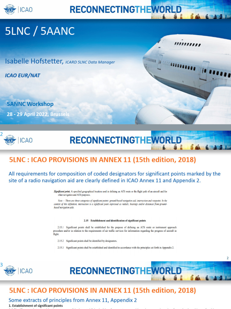 ICAO 5LNC Guidelines and Challenges | PDF | Air Traffic Control | Airport