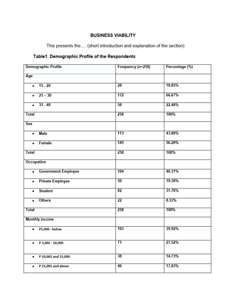 Business Viability Pdf Economics Economies