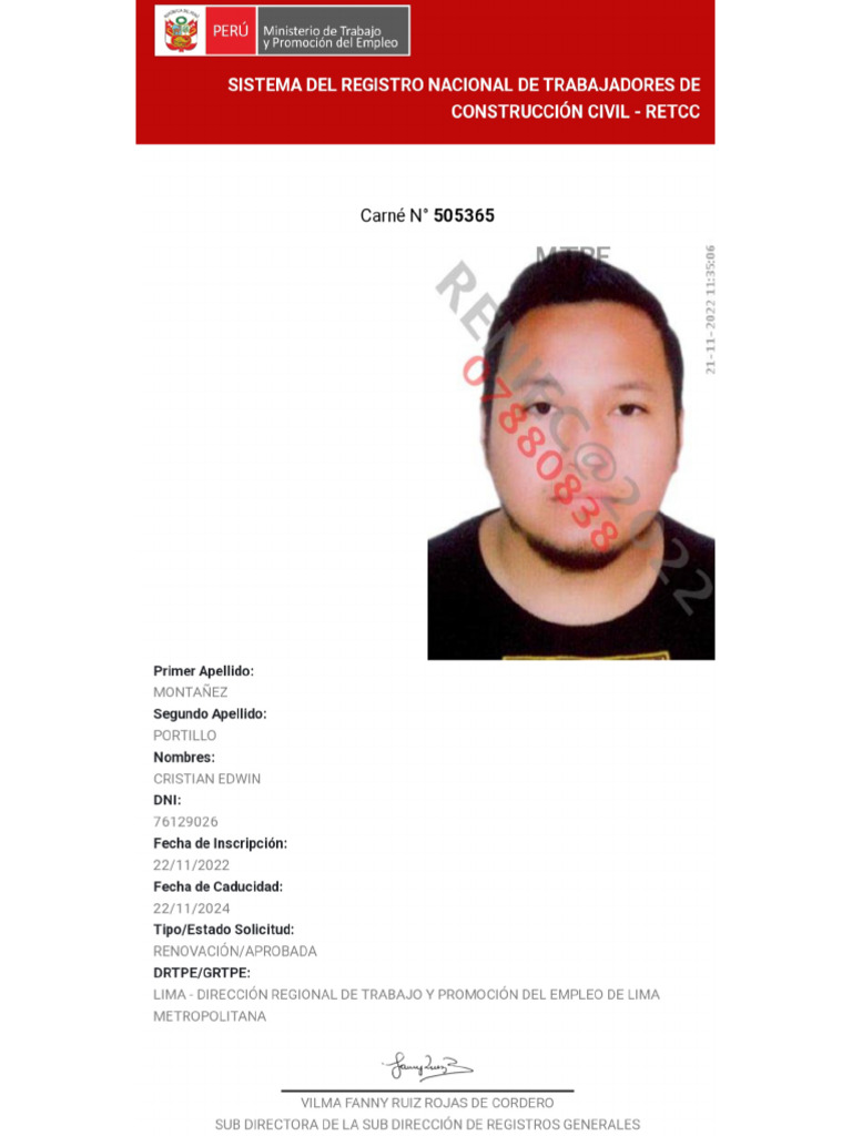 Carnet Retcc | PDF