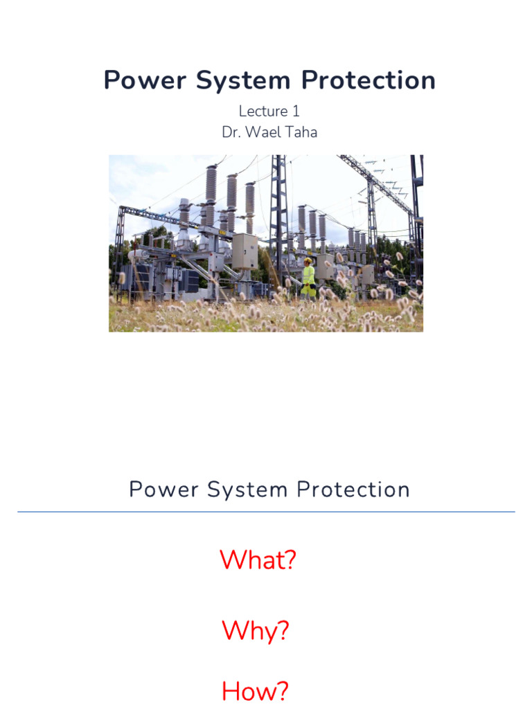 Lec 1 and Lec 2 (Week1) | PDF | Insulator (Electricity) | Electrical Substation