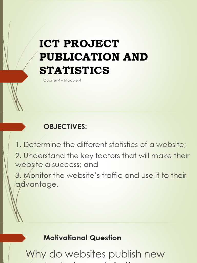 Q4 Mod4 ICT Project Publication and Statistics 1 | PDF | Facebook ...