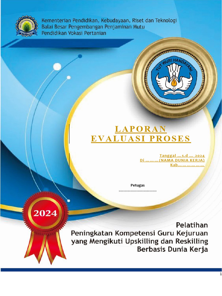 Template Laporan Monev Proses 2024 | PDF