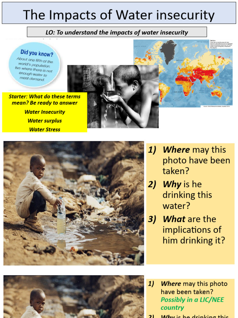 Lesson 2 - The Impacts of Water Insecurity | Download Free PDF | Water ...