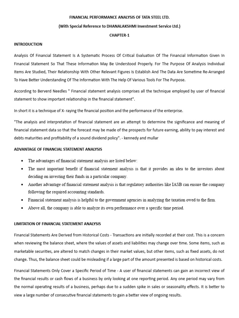 financial-performance-analysis-of-tata-steel-ltd-26-pdf-financial