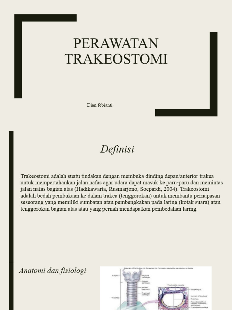 PPPT Trakeostomi Dionly One 4 U | PDF