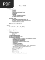 OPORD Shell | PDF
