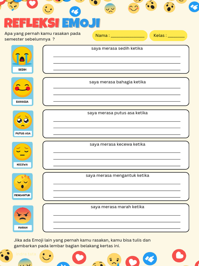 Refleksi Emoji | PDF | Seni & Disiplin Bahasa