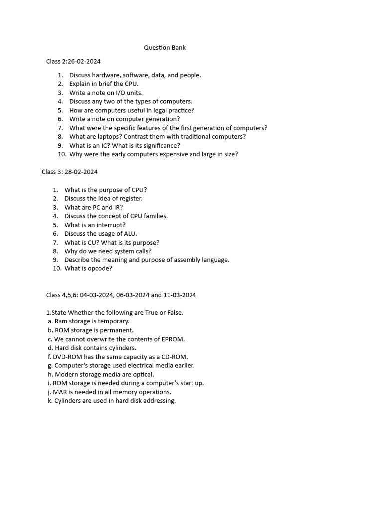 Computer Fundamentals | PDF | Computer Data Storage | Internet Protocol ...