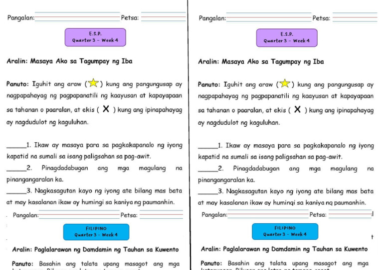 Activity Quarter 3 Week 4 | PDF