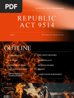 R.A. 9514 Fire Code of The Philippines | PDF | Fire Safety | Fires