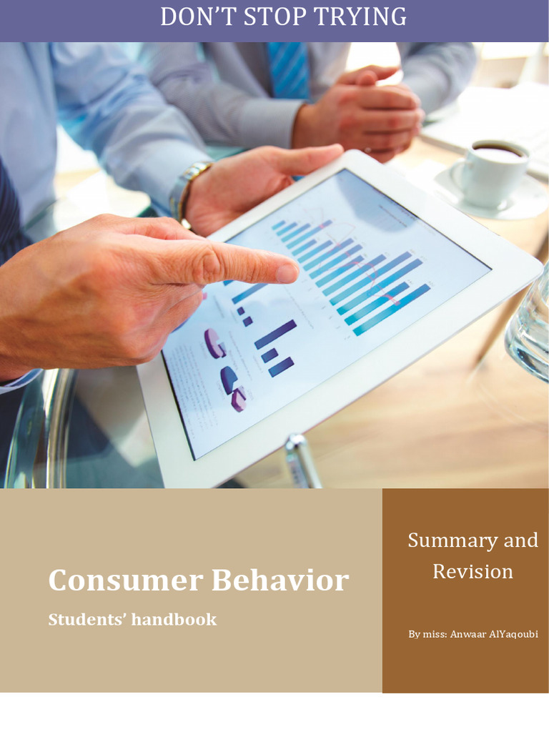 Consumer Behavior - Summary | PDF | Consumer Behaviour | Behavior