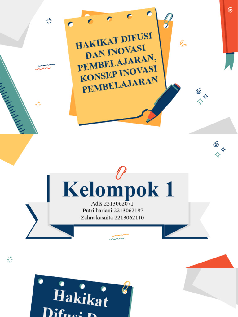 Hakikat Difusi Dan Inovasi Pembelajaran, Konsep Inovasi Pembelajaran 2 | PDF | Karier & Perkembangan