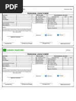 Leave Form Z1 (A) 2021 | PDF | Sick Leave | Parental Leave
