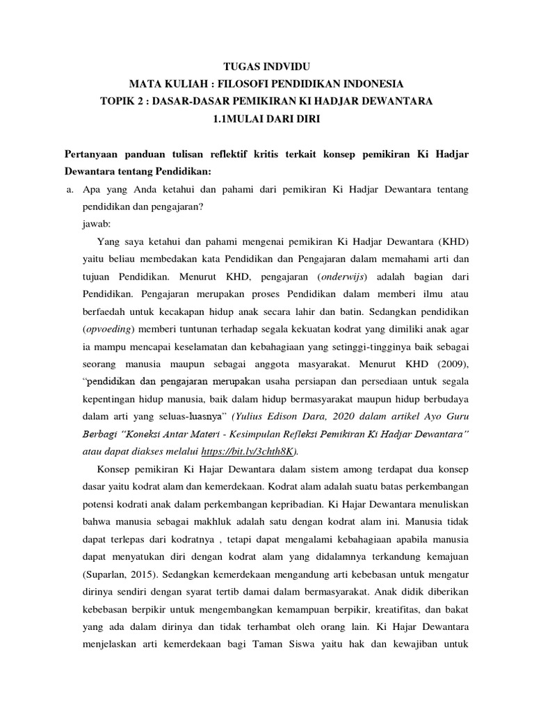 Topik 2 Mulai Dari Diri | PDF