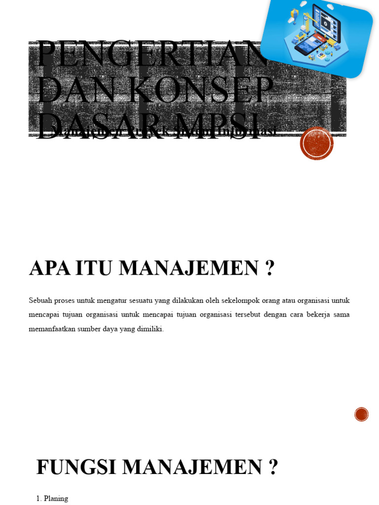 Pengantar Dan Konsep MPSI | PDF | Bisnis