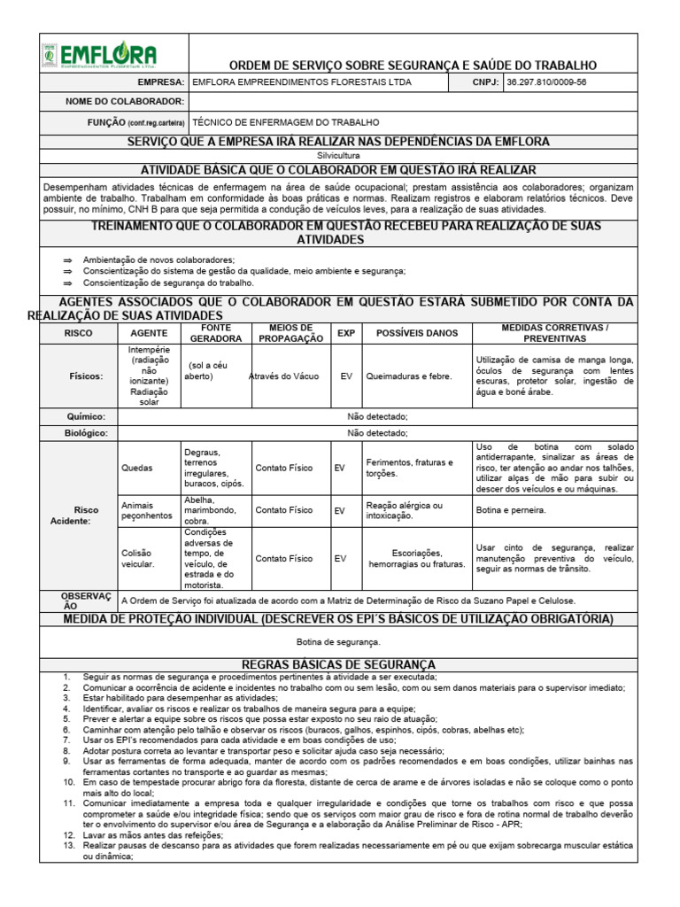 TEC. DE ENF. TRABALHO | PDF | Martelo | Trator