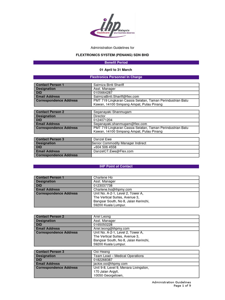 Administration Guide Draft - Flex Penang | PDF | Glasses | Receipt