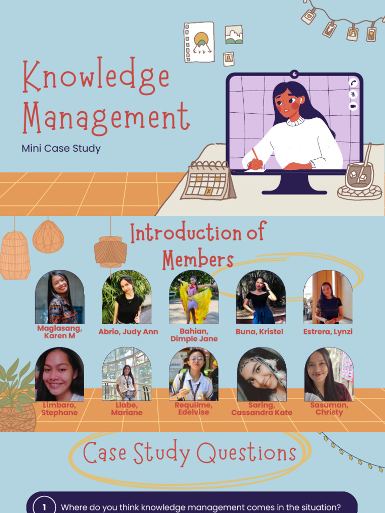 Tcm311a - Case Study | PDF | Knowledge | Knowledge Management
