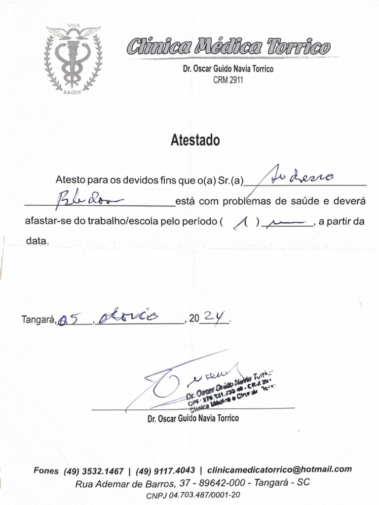 atestado 0504 | PDF