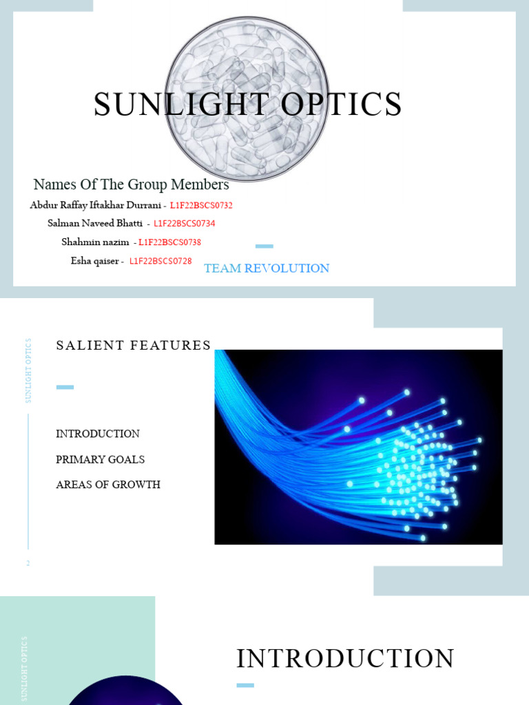 Sunlight Optics | PDF | Nature | Optics