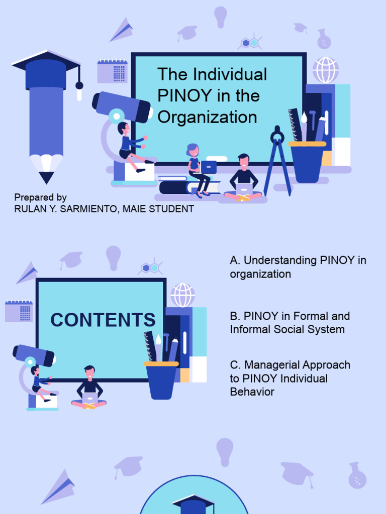 RULAN Y. SARMIENTO The-Individual-PINOY-in-the-Organization - WPS-Office | PDF | Organizational ...