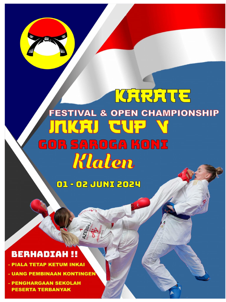 INKAI Cup-V Klaten 2024: Kejuaraan Karate | PDF