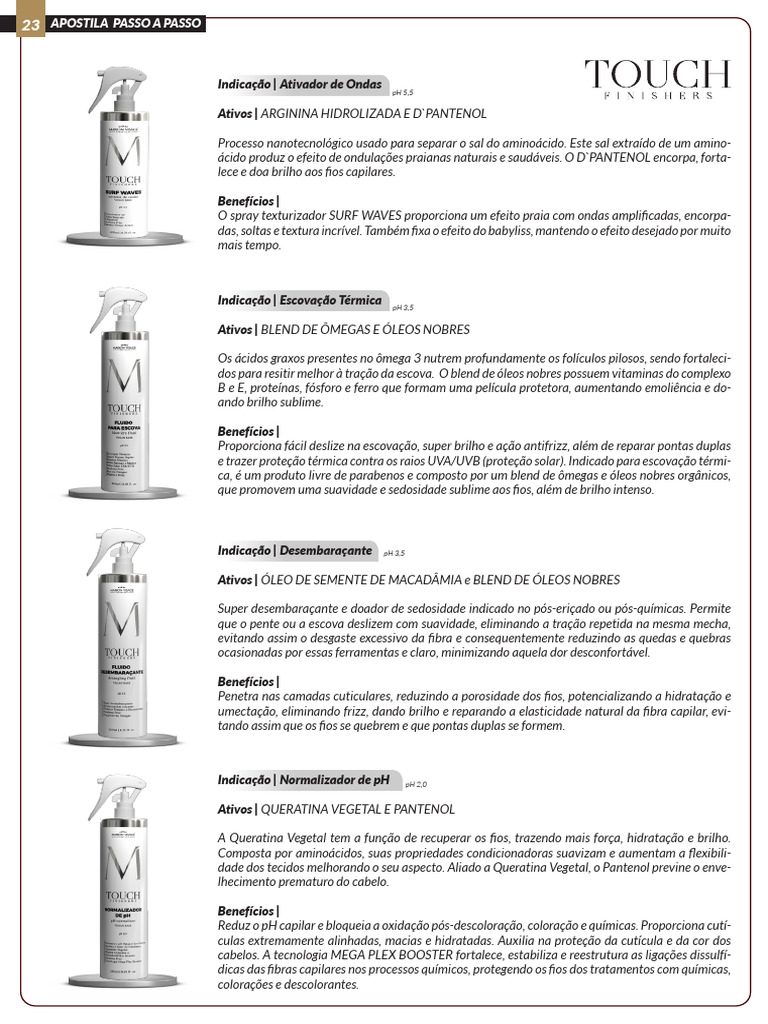 Passo A Passo Touch | PDF | Cabelo