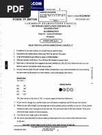 CSEC Agricultural Science P2 2019 | PDF