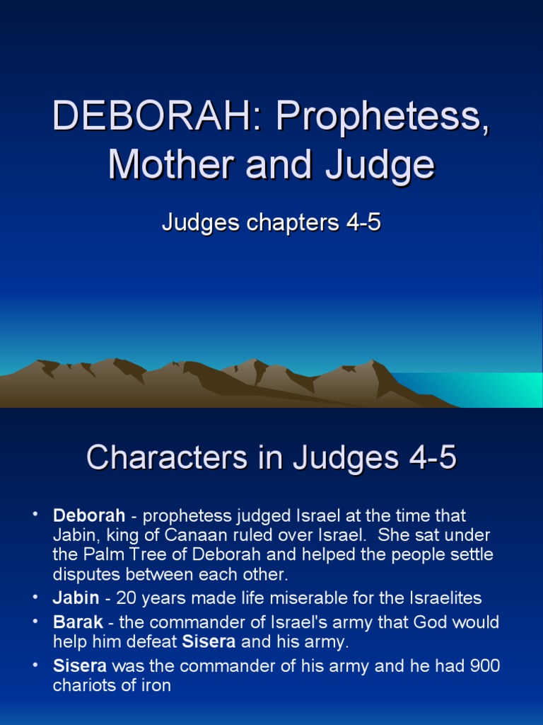 Deborah | PDF | Torah | Ancient Israel And Judah