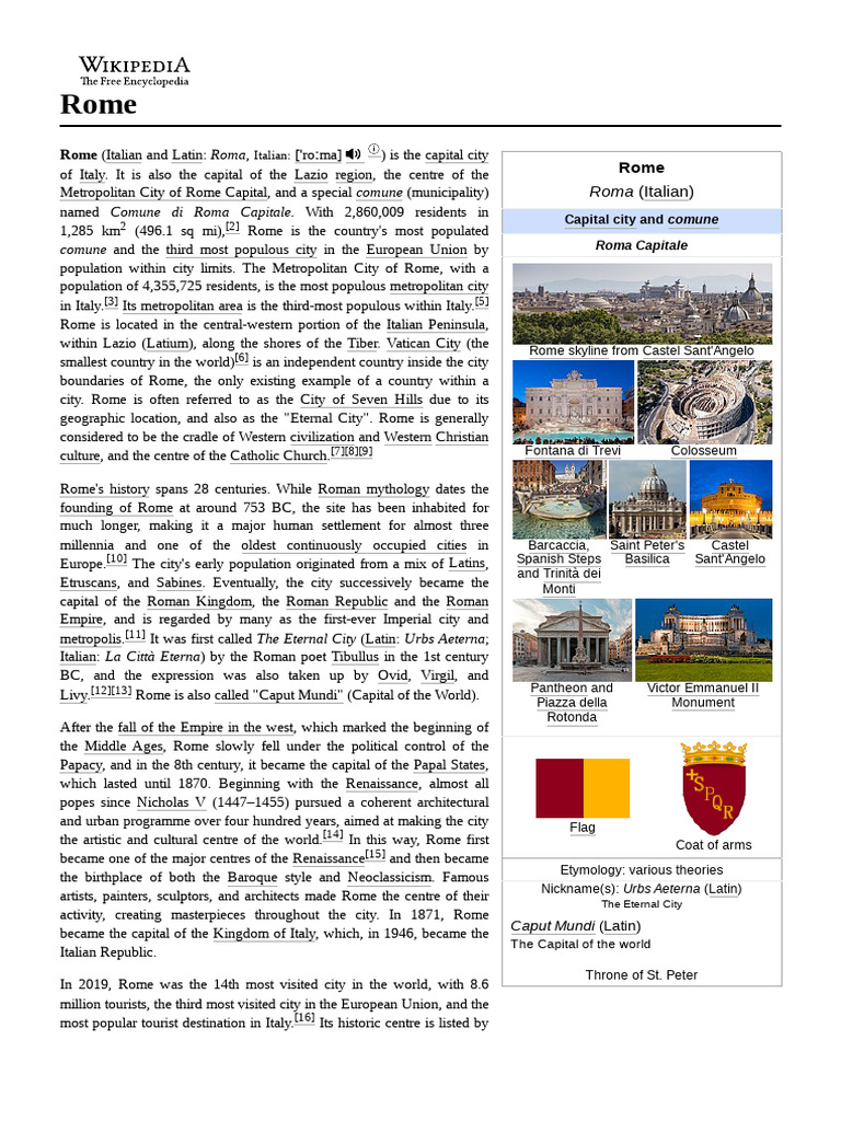 Rome | PDF | Rome | Roman Republic