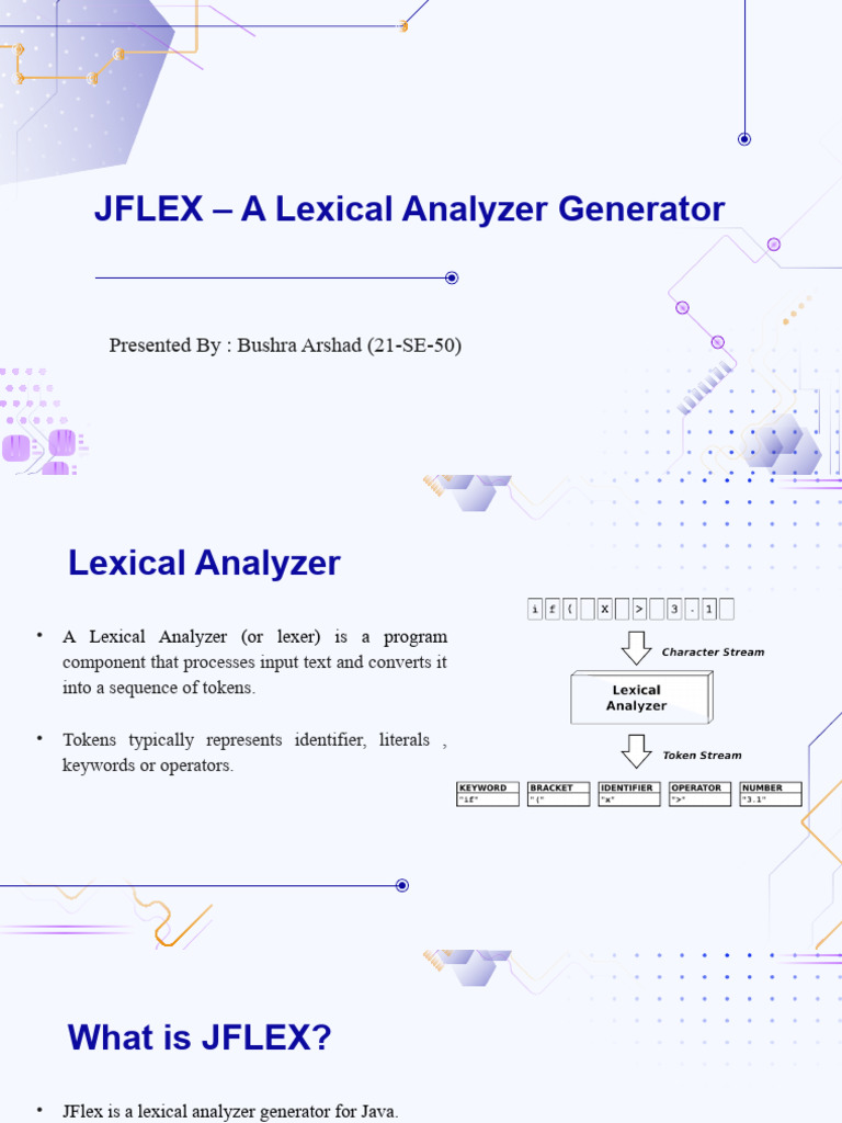 JFLEX Presentation (21 SE 50) | PDF