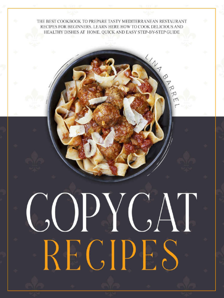 Copycat Recipes The Best Cookbook | PDF | Cooking | Pesto