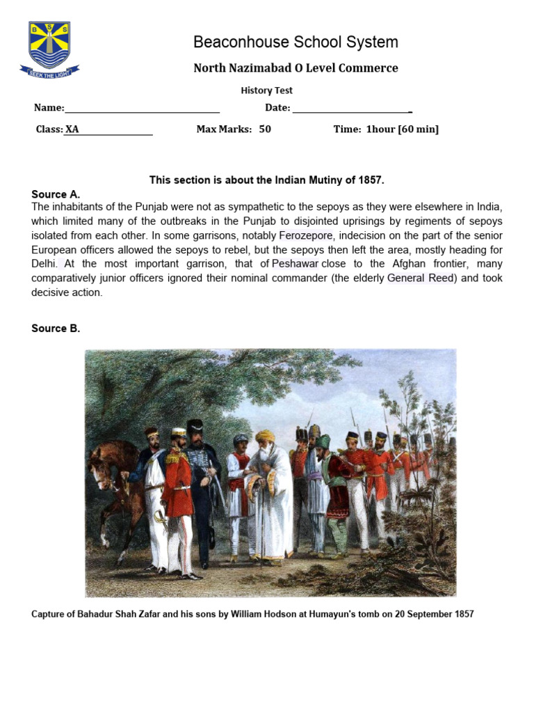 Sec A Grand Test | PDF