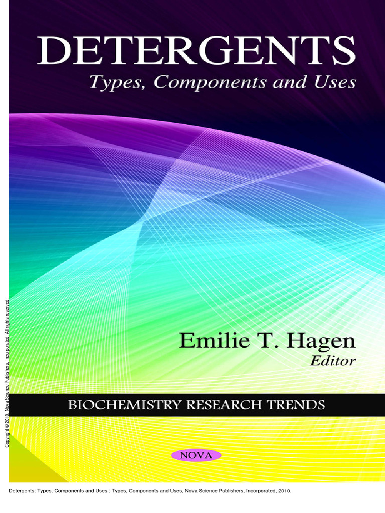 Detergents Types, Components and Uses Types, Components and Uses ...