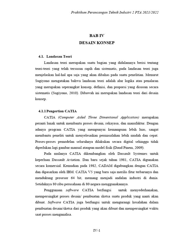 (Acc) Bab Iv Desain Konsep | PDF | Teknologi & Rekayasa