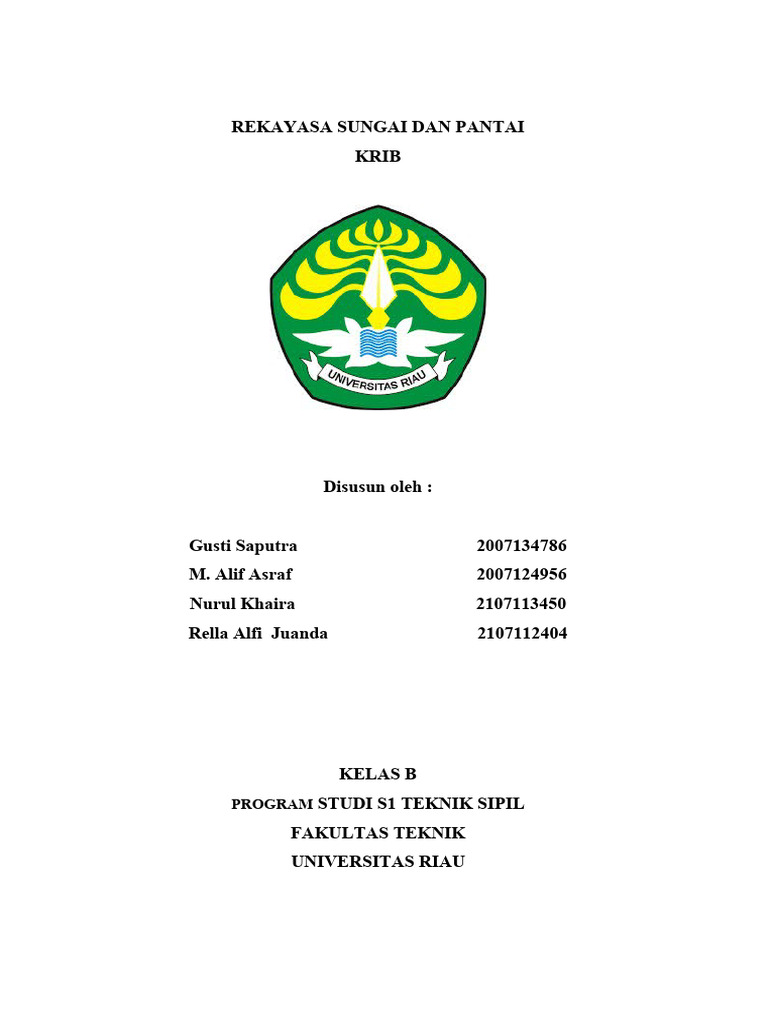Laporan Tugas Kelompok Krib | PDF