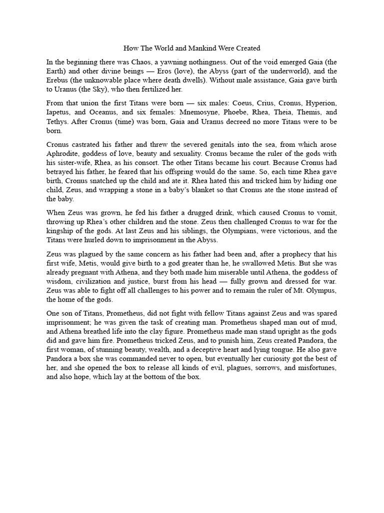 MYTHOLOGY AND FOLKLORE | PDF | Dionysus | Greek Mythology