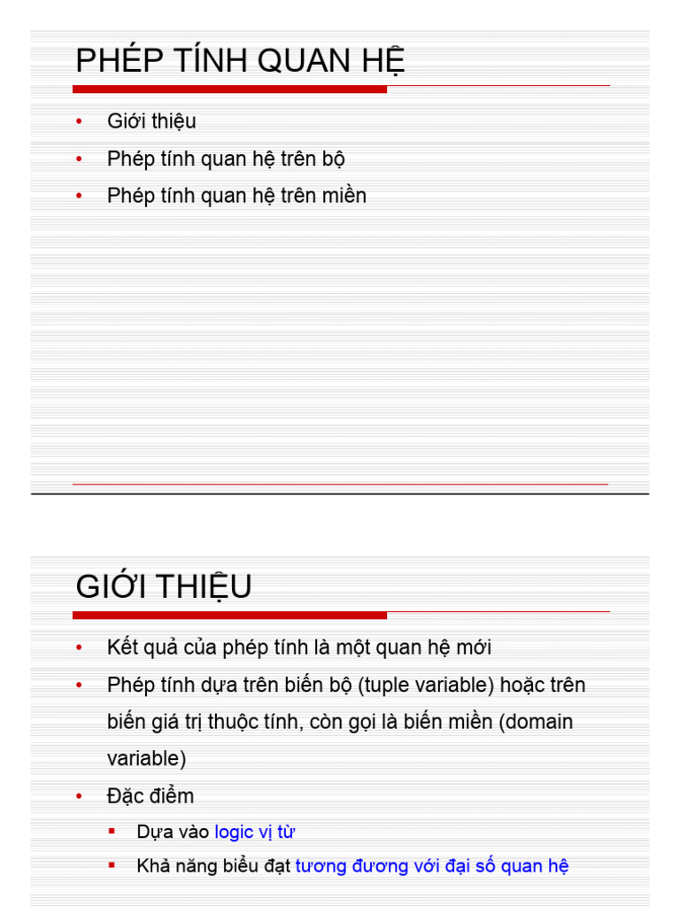 Chapter7 Relational Calculation (Compatibility Mode) | PDF
