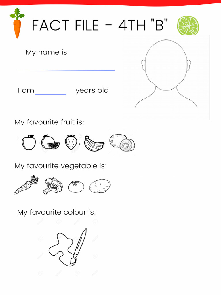 All About Me Blocks | PDF