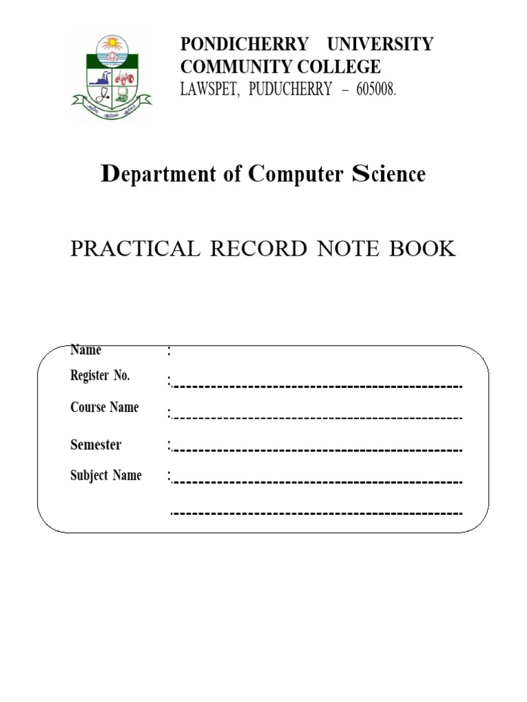 OAT Record Front Page | PDF