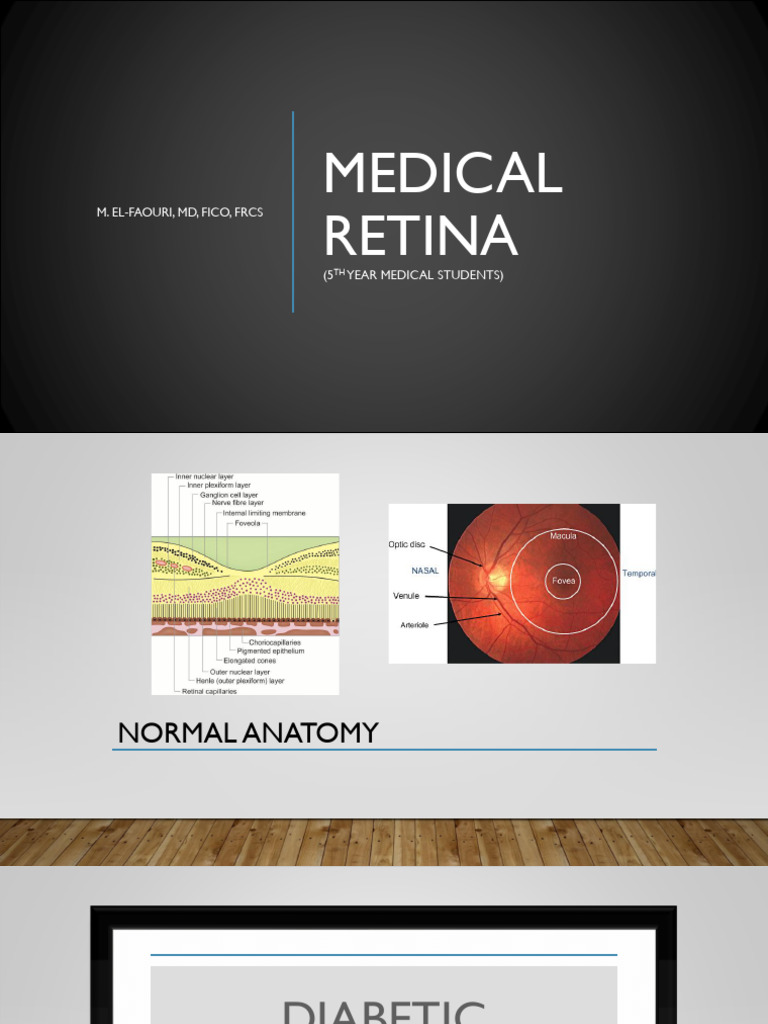 Medical Retina | PDF | Human Diseases And Disorders | Medicine