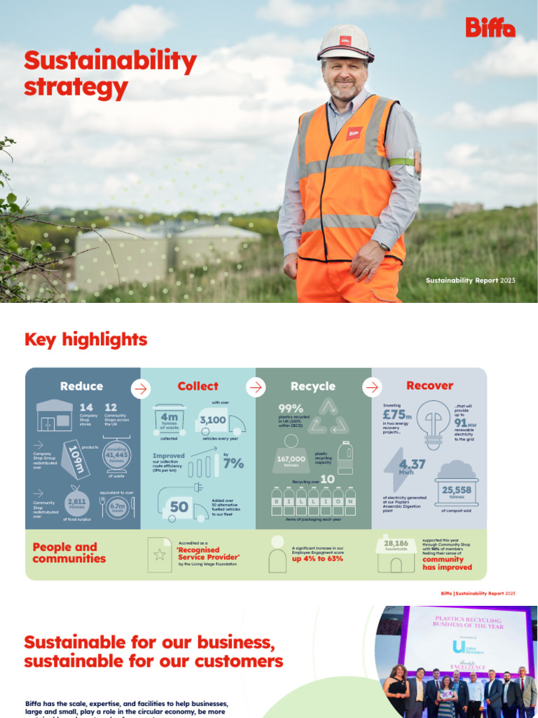 Biffa 2023 Sustainability Report - Sustainability Strategy | PDF ...