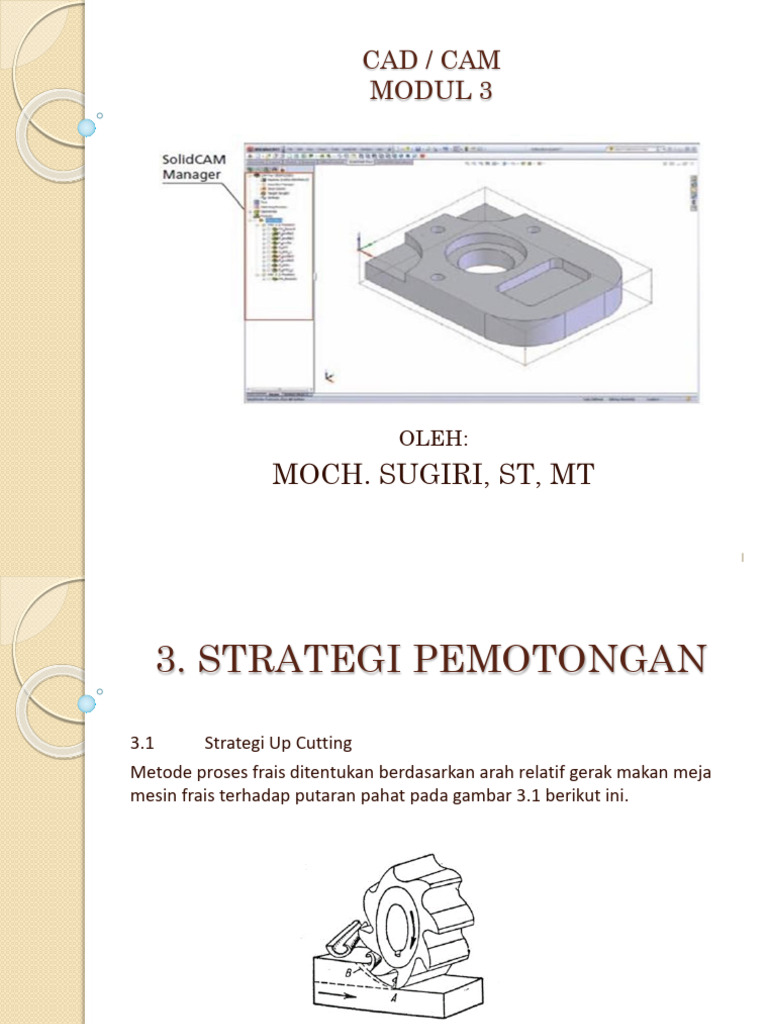 Materi Kuliah CAD-CAM - Modul 3 | PDF