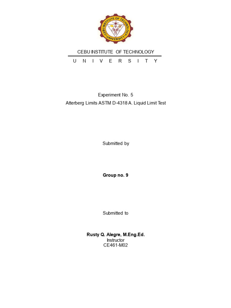 G9ex5 FIN | PDF | Applied And Interdisciplinary Physics | Civil Engineering