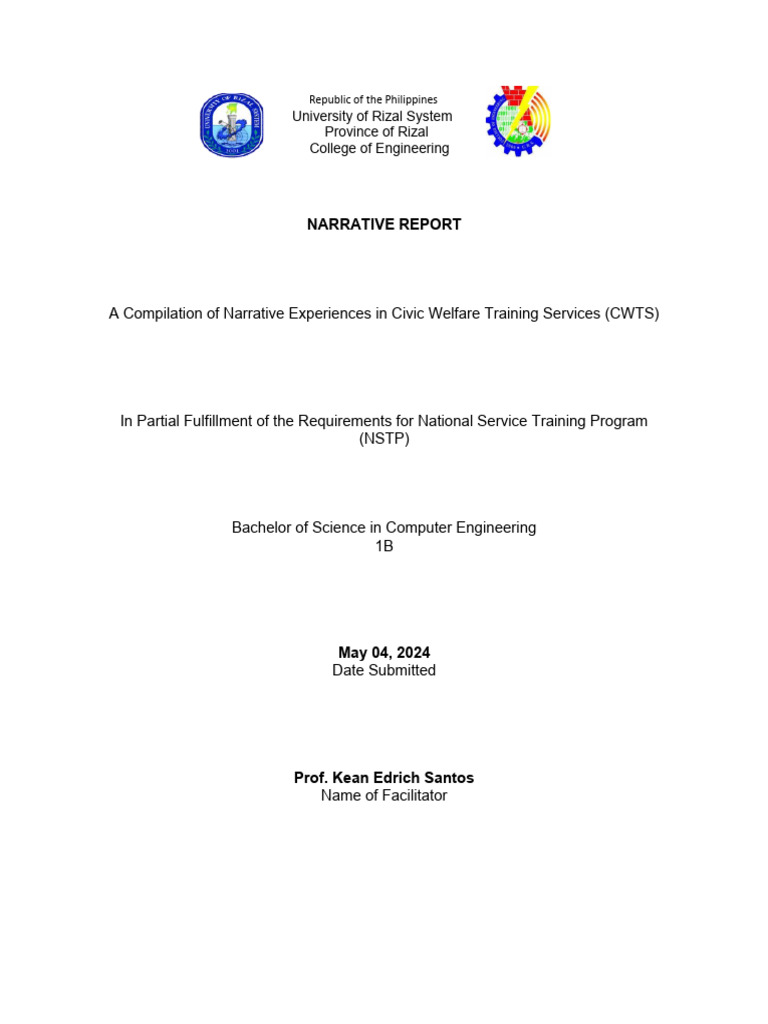 NSTP NARRATIVE REPORT | PDF