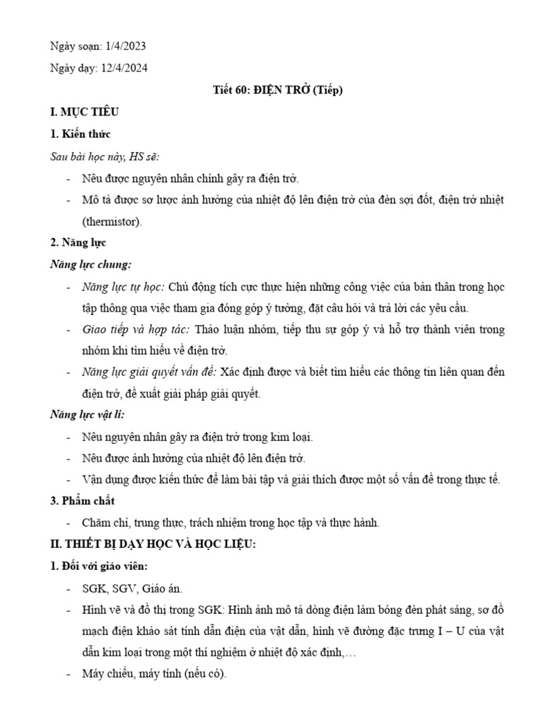 T60 Dien Tro (Tiet 2) | PDF